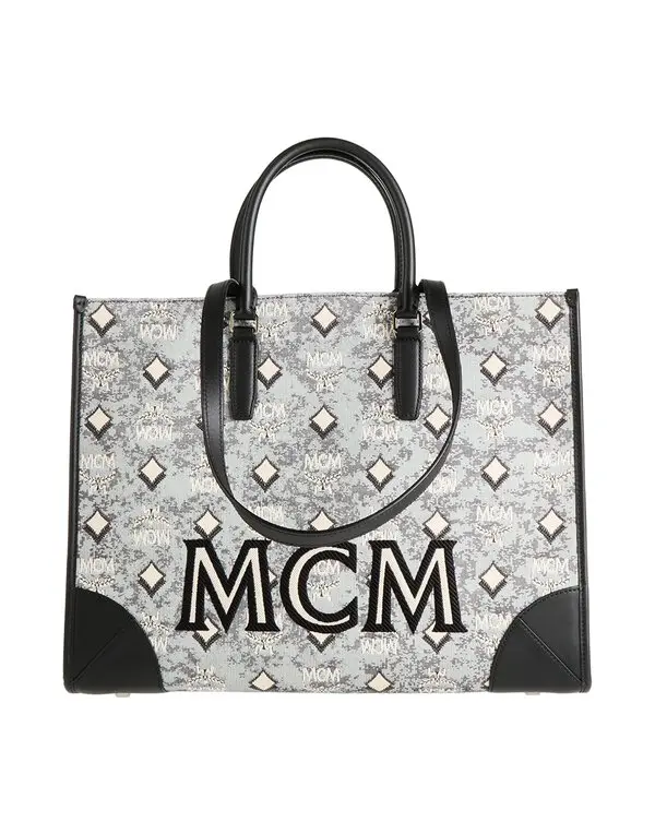 Mcm Handbag In Canvas And Leather