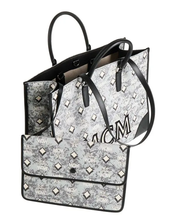 Mcm Handbag In Canvas And Leather