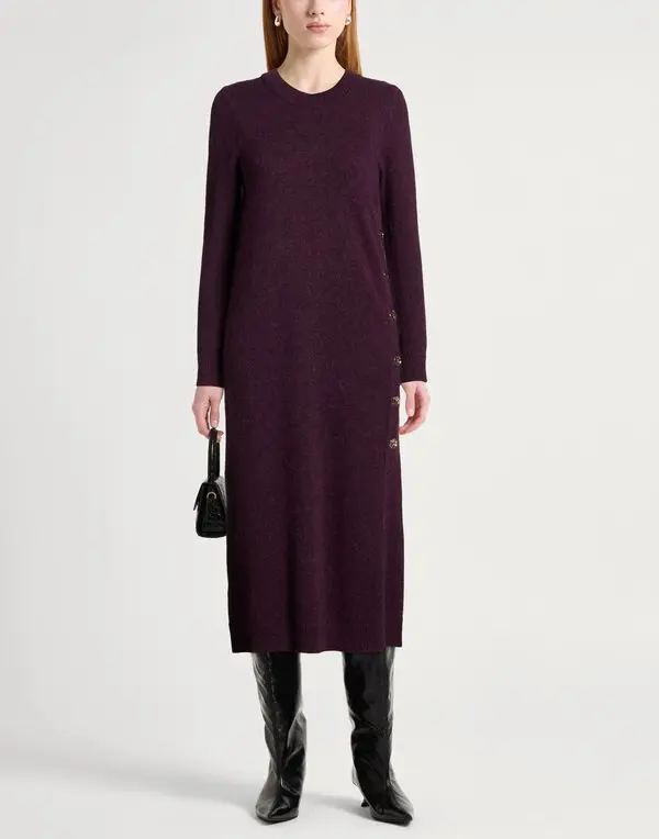 Ba&sh Knitted Midi Dress - Purple
