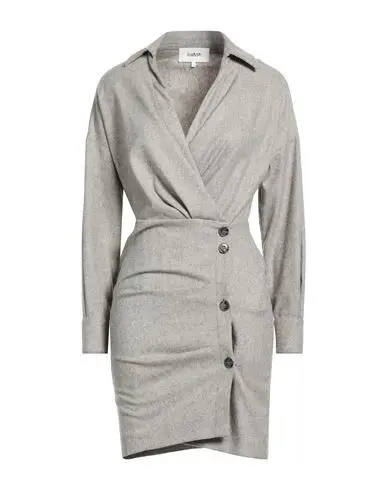 Ba&sh Flannel Mini Wrap Dress