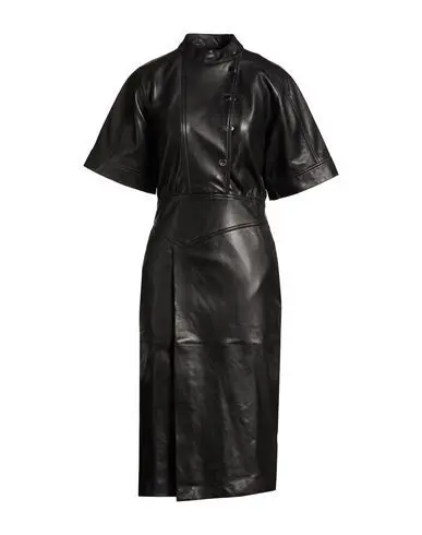 Ba&sh Midi Lambskin Dress
