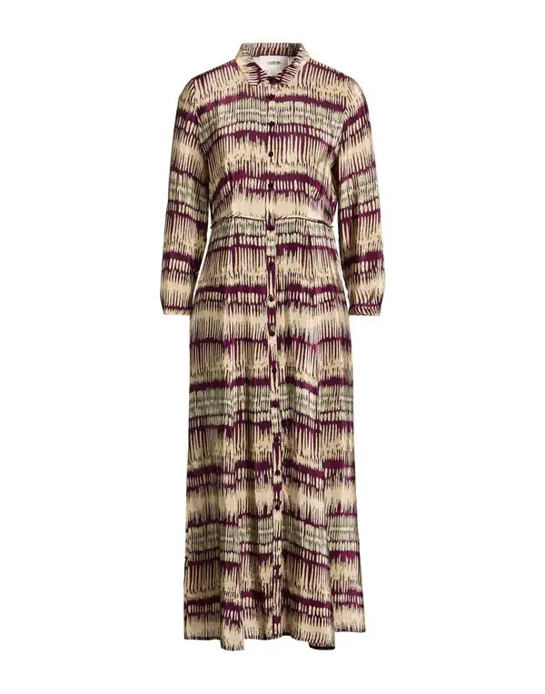 Ba&sh Crepe Midi Shirt Dress