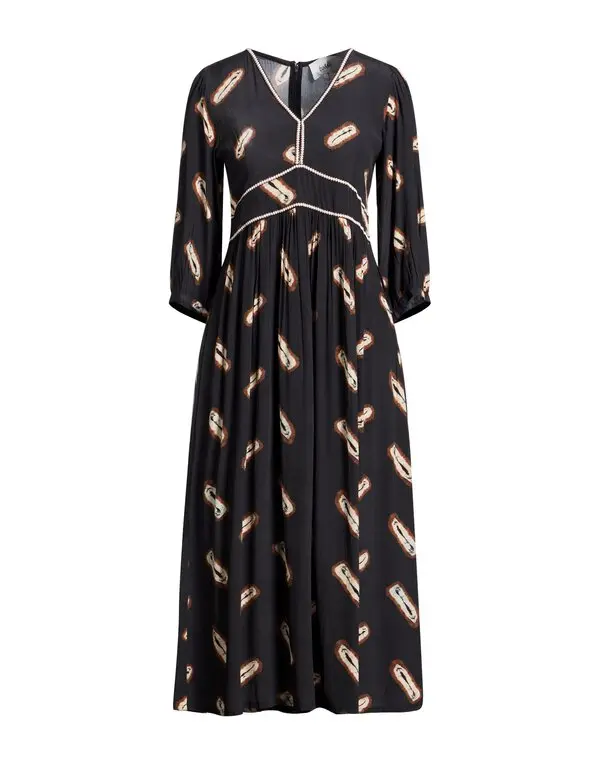 Ba&sh Multicolor Printed Midi Dress
