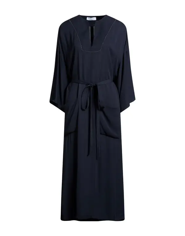 Fabiana Filippi Midi Flared Dress - Navy