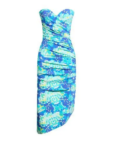Chiara Boni La Petite Robe Asymmetric Midi Dress - Sky Blue