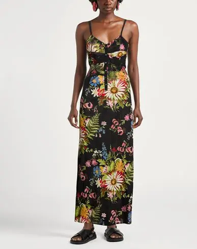 Antik Batik Cotton Floral Print Maxi Dress