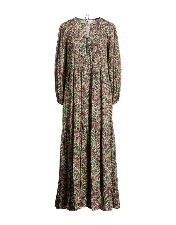 NWT ANTIK BATIK Franky White Nylon Maxi Dress with Cotton Slip 38 S Stunning