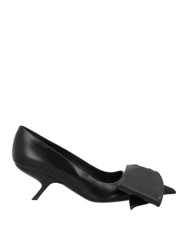 FERRAGAMO Lambskin Pumps With Appliqués