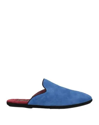 Dolce & Gabbana House Slippers In Goat Skin - Azure