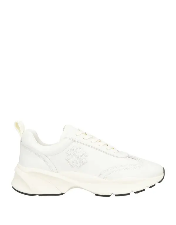 Tory Burch Leather Low-top Sneakers - Ivory