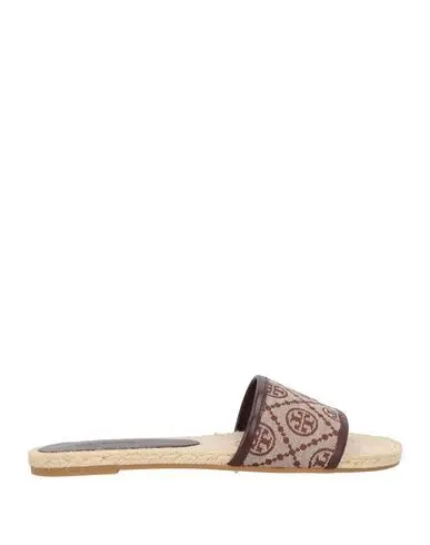 Tory Burch Leopard Print Jacquard Espadrille Sandals - Beige