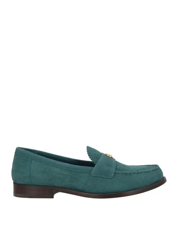 Tory Burch Leather Loafers - Green