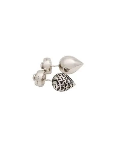 Givenchy Logo Stud Earrings