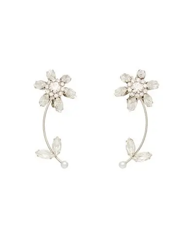 Dsquared2 Crystal And Bead Clip-on Earrings - Silver