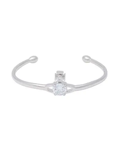 VIVIENNE WESTWOOD Reina Large Bangle Bracelet - Silver