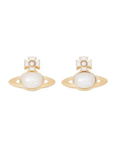 VIVIENNE WESTWOOD Gaby Brass Stud Earrings - Gold