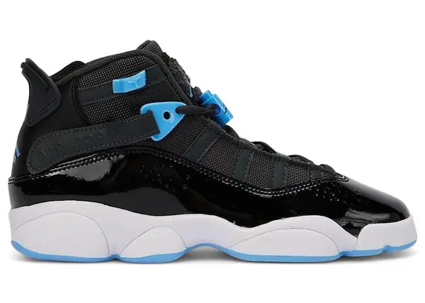 JORDAN 6 Rings - Anthracite/university Blue