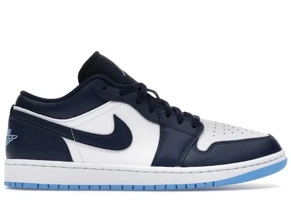 JORDAN 1 Low Sneakers - Midnight Navy/white/university Blue