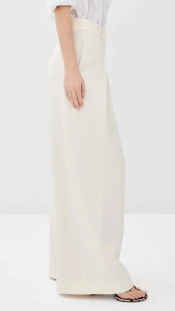 FAVORITE DAUGHTER Pleated Suiting Trousers