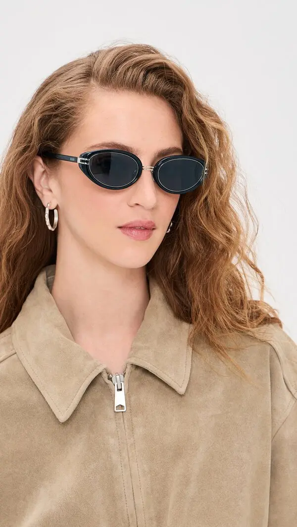 Attico Ambra Sunglasses - Black