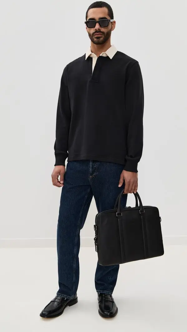 Shinola Navigator Leather Briefcase