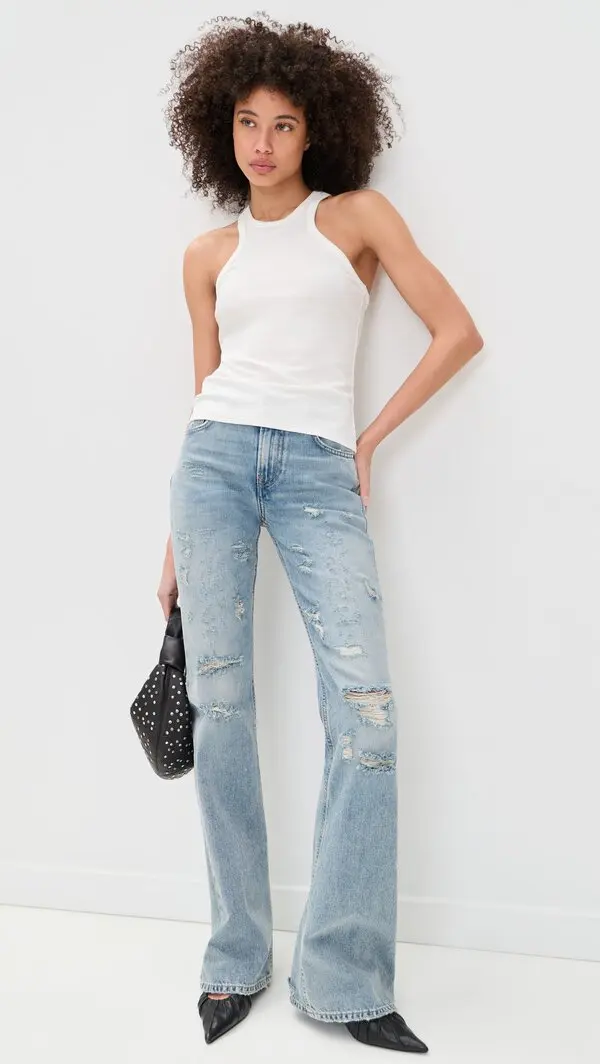 HAIKURE Flora Jeans - Broken Celestial