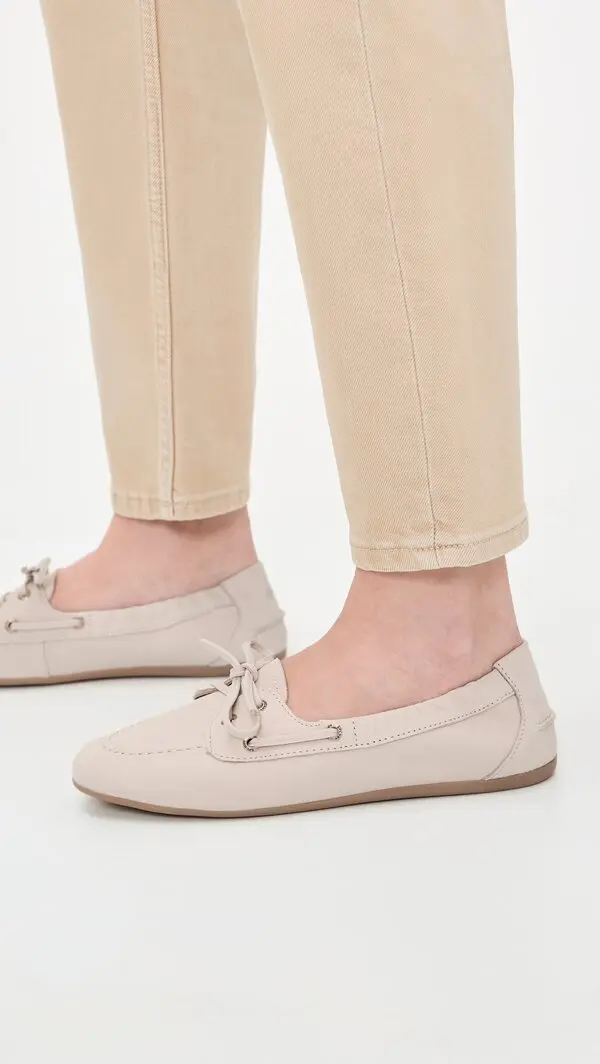 Sperry Slimsail Leather Flats - Opal