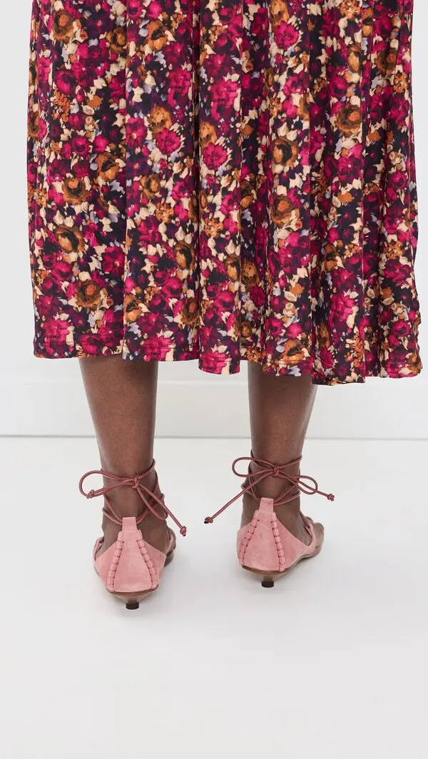 Ulla Johnson Aves Bare Kitten Heel Sandals - Fig