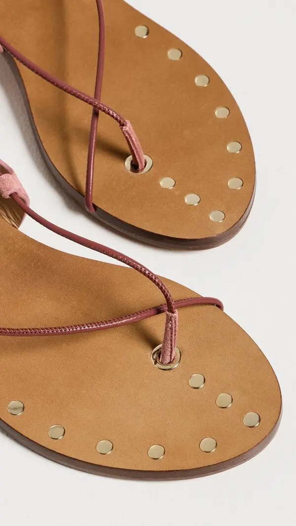 Ulla Johnson Aves Bare Kitten Heel Sandals - Fig