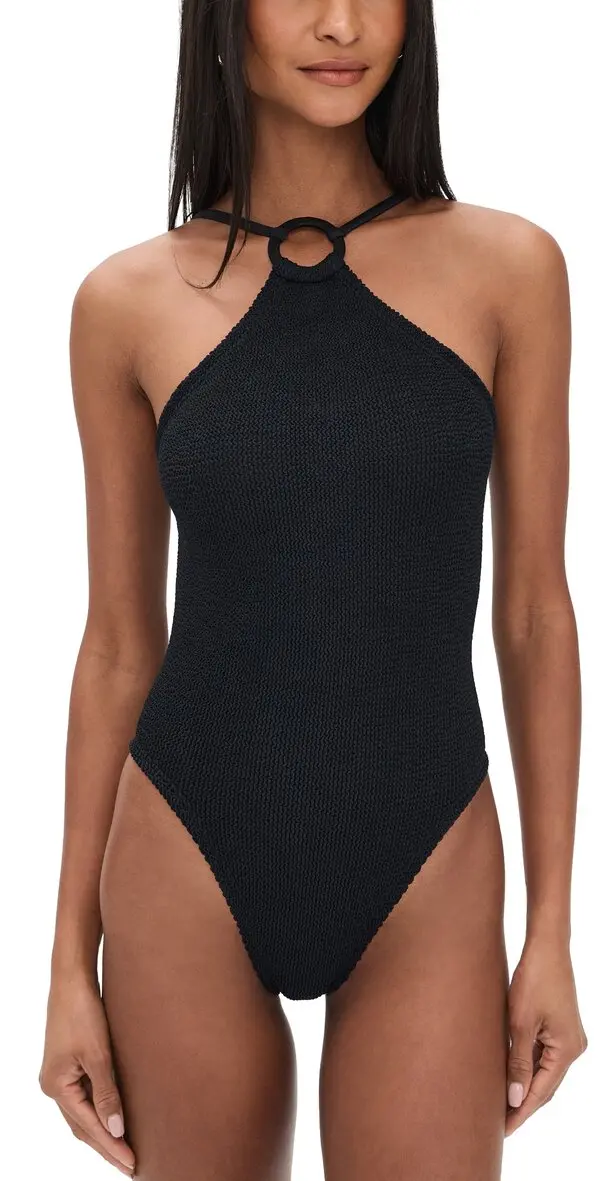 Hunza G Jasmine One Piece - Black