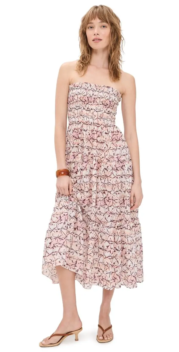 Ulla Johnson Luca Strapless Midi Dress