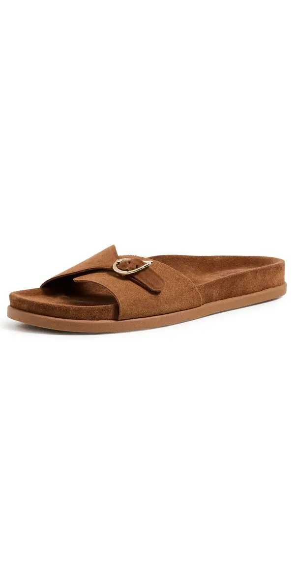 ANCIENT GREEK SANDALS Stoa Footbed Sandals - Rust