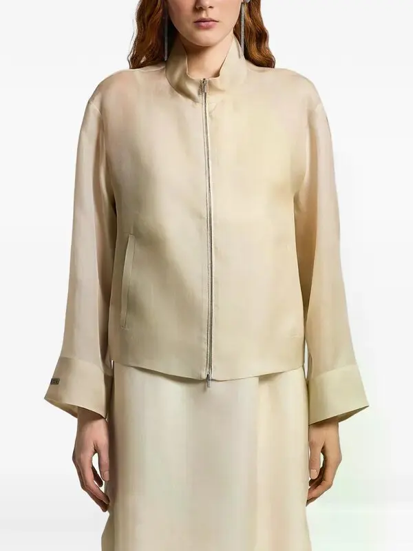 Peserico Zip Pocket Coat - Neutrals
