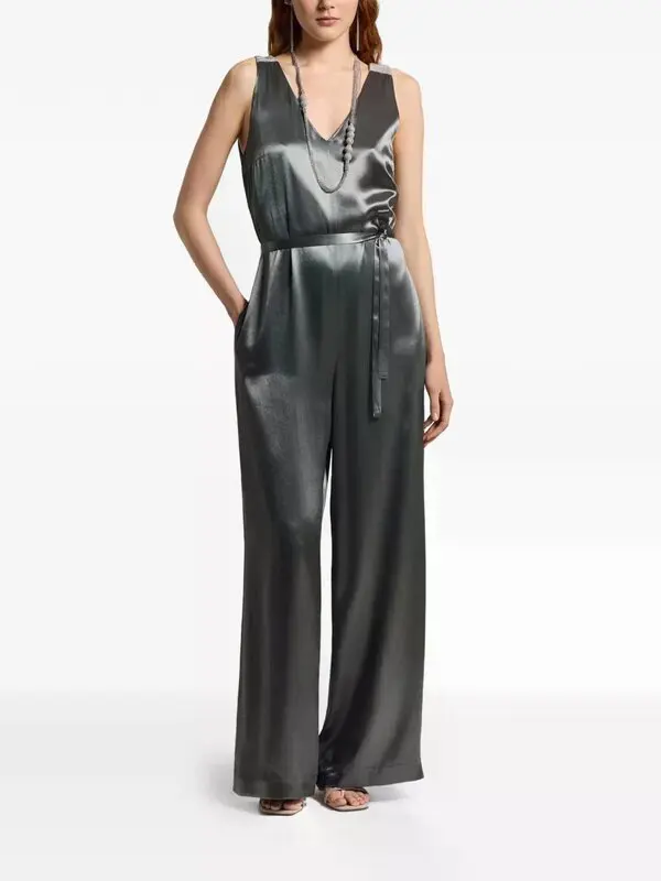Peserico Shiny Satin Jumpsuit
