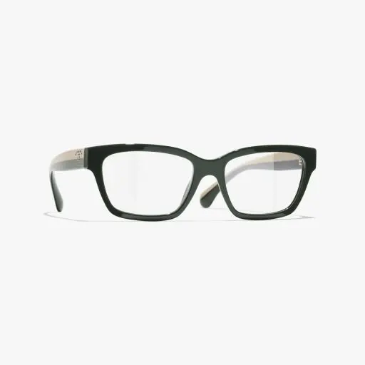 Chanel Rectangle Eyeglasses - Green