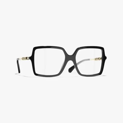 Chanel Square Eyeglasses - Black