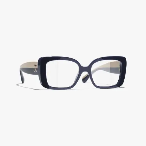 Chanel Square Eyeglasses - Blue