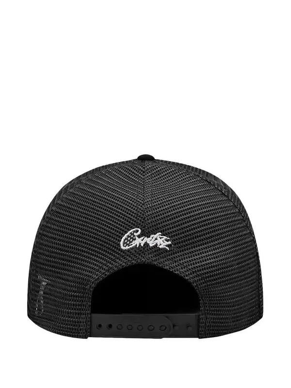 CORTEIZ Island Puff-print Trucker Hat - Black