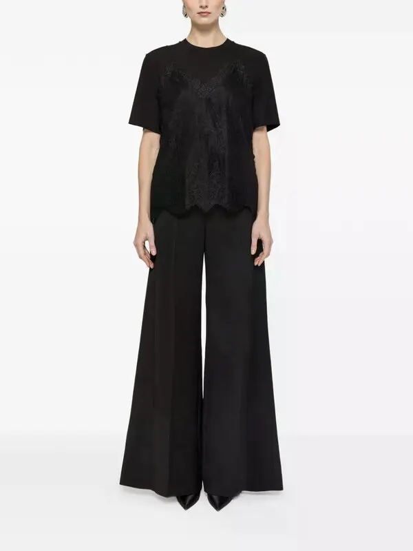 NISSA Lace Panel T-shirt