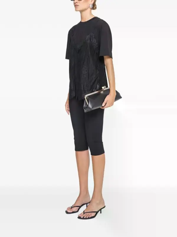 NISSA Lace Panel T-shirt