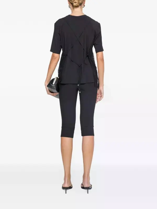 NISSA Lace Panel T-shirt