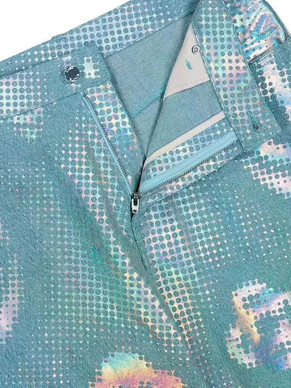 Casablanca Pearlescent Monogram Baggy Jeans