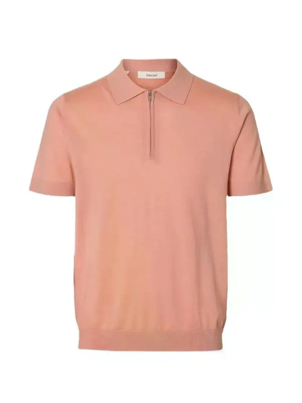 SELECTED Half Zip Polo Shirt