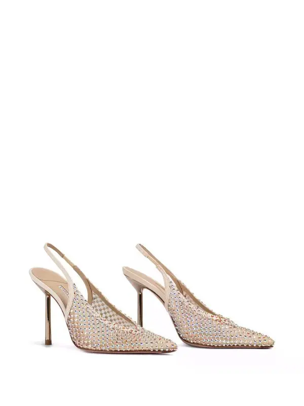 LE SILLA Gilda Embellished Slingback Pumps