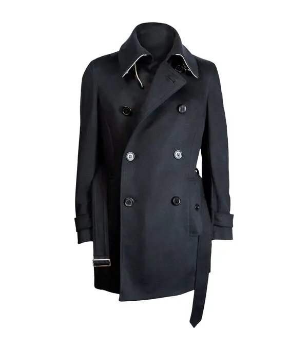 ALAN SCOTT Cashmere-blend Trench Coat