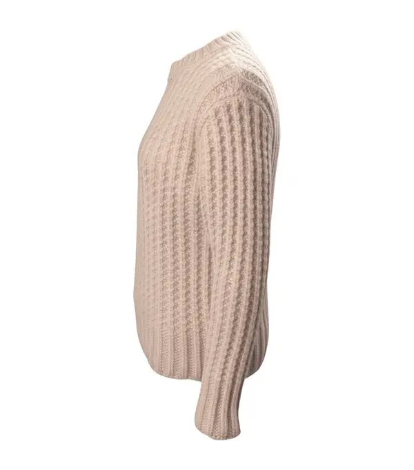 ALAN SCOTT Cashmere Feather Knit Sweater