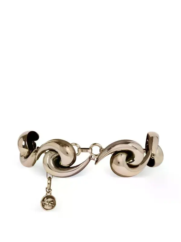 Etro Swirl Choker Necklace - Silver