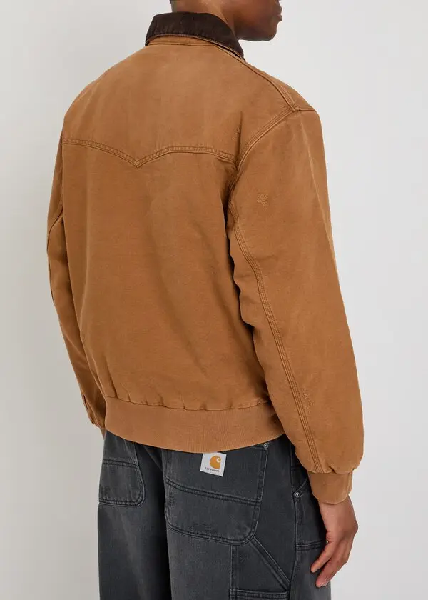 Carhartt Work In Progress Santa Quilted Cotton Jacket - Light Brown