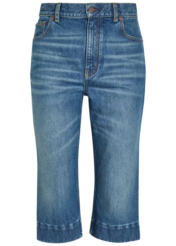 Chloé Cropped Straight-leg Jeans - Denim