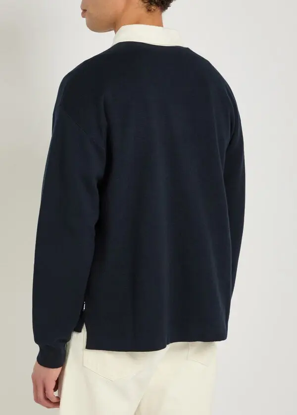 BOSS Cotton And Wool-blend Rugby Top